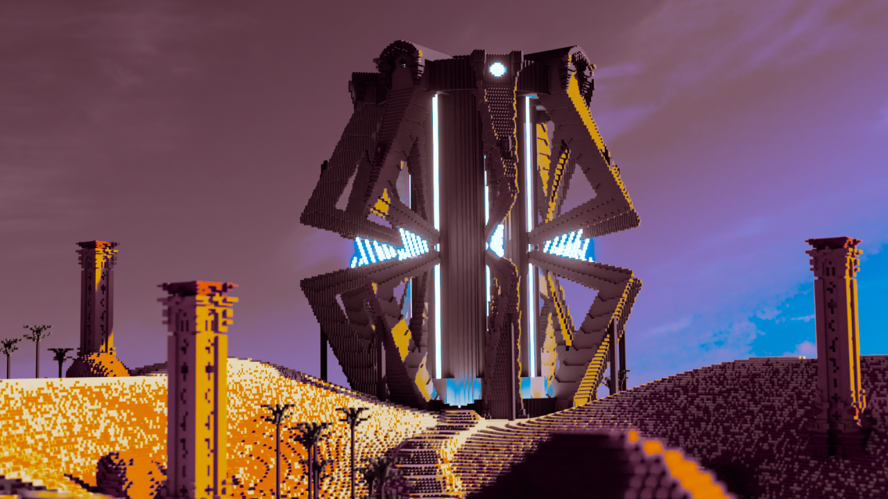 Sci-Fi Build alien idk Minecraft Map