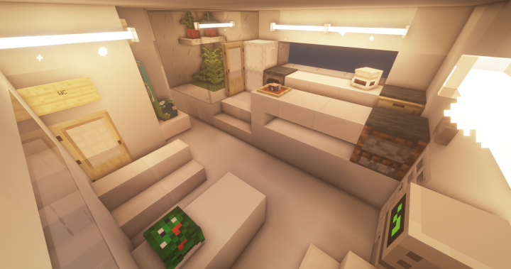 Space Craft KR-EV1 [2048] I Exploration vessel for 2 with interior ...