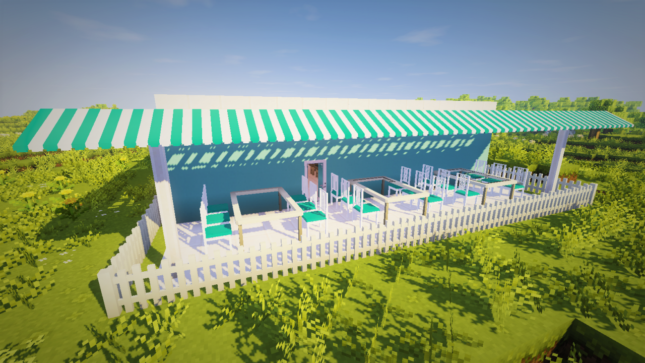 Blue Skies Café Minecraft Map