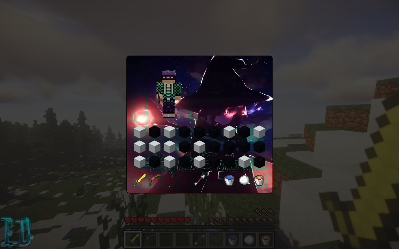 🎬 Kono Suba - Megumin GUI - Animation ☚x2048 | v0.2 | 1.8+☛ Minecraft Texture Pack