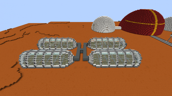 SpaceX Mars Colony Minecraft Map