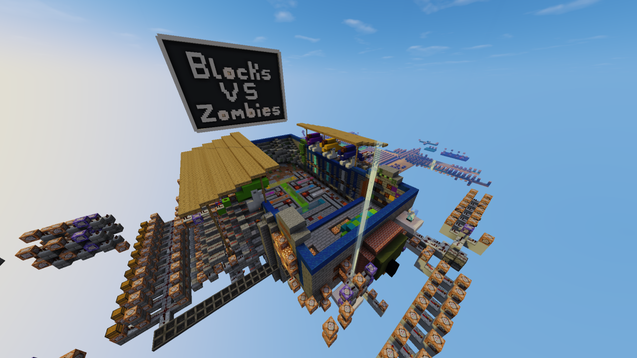 Blocks vs. Zombies Remake Version 1.1 Minecraft Map