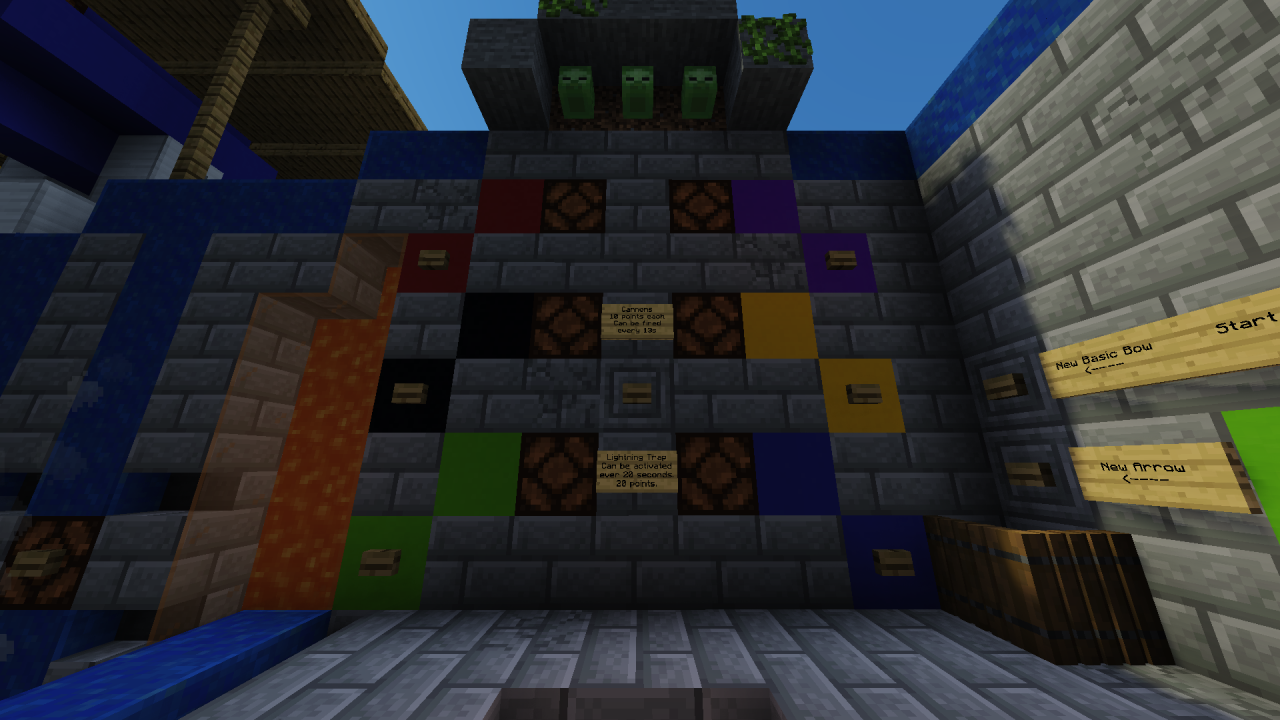 Blocks vs. Zombies Remake Version 1.1 Minecraft Map