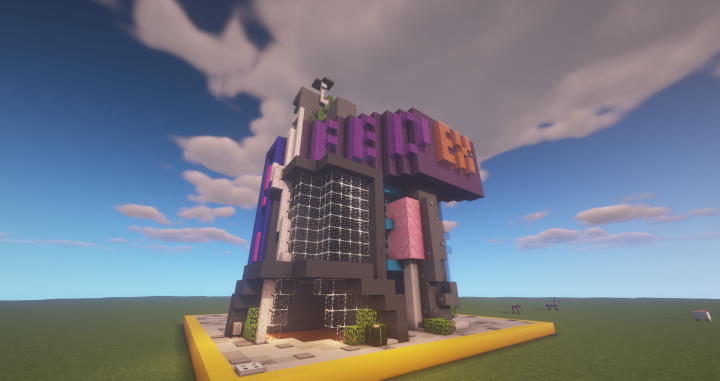 Cyberpunk 2077 Themed Plot Minecraft Map