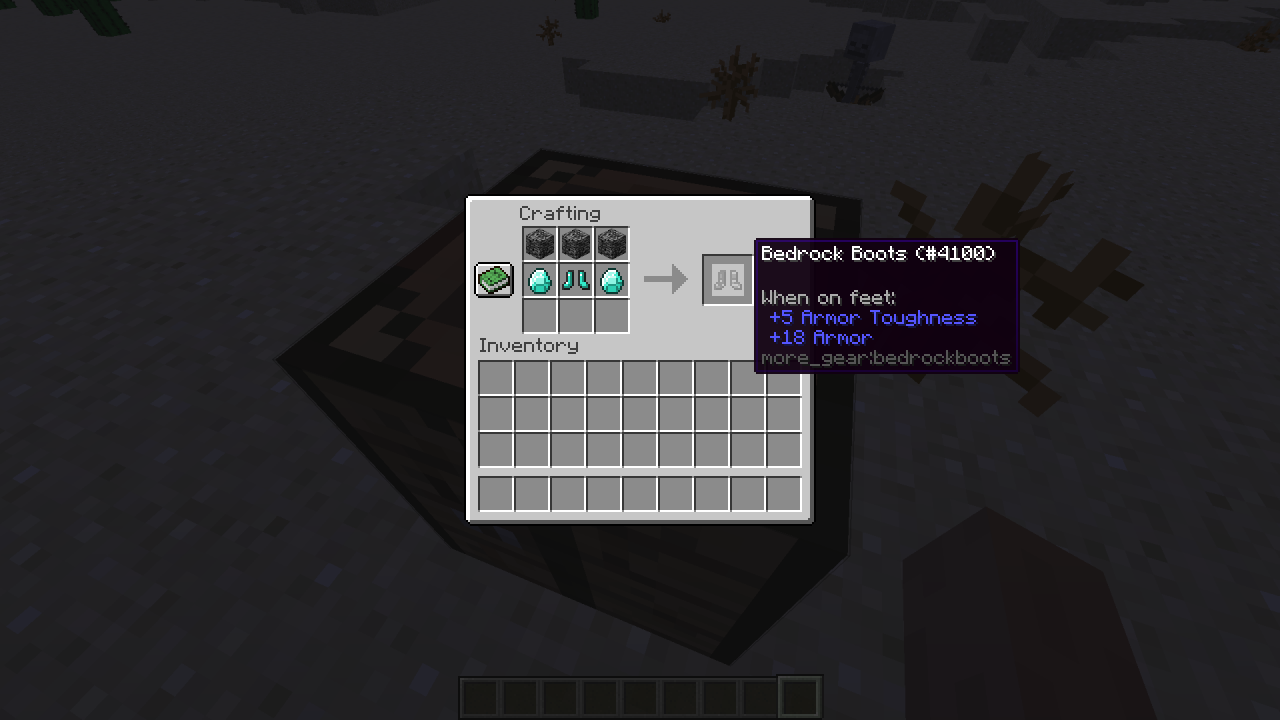 More Gear (Bedrock armor, tools, blocks and a new dimension!) Minecraft Map