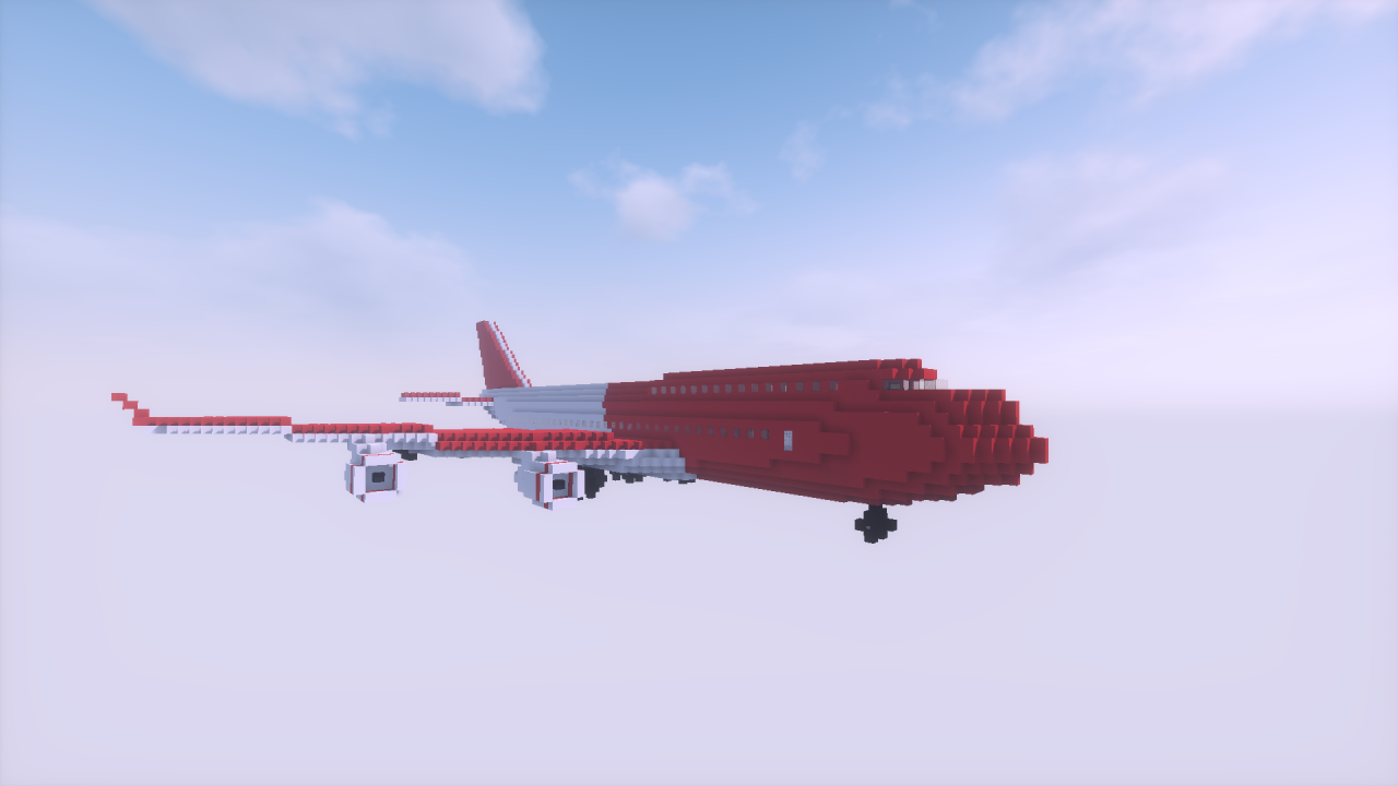 Minecraft Plane Boeing 747 | Map Download 🌴 Planet Minecraft Project ...