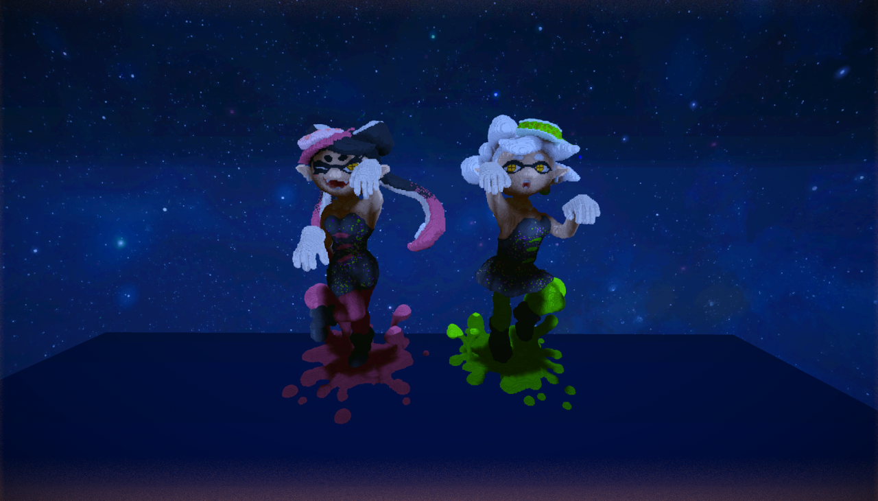 Splatoon Squid Sisters Minecraft Map