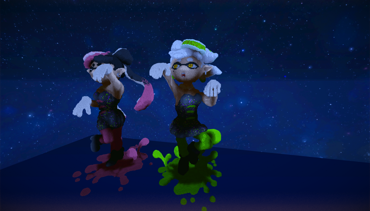 Splatoon Squid Sisters Minecraft Map
