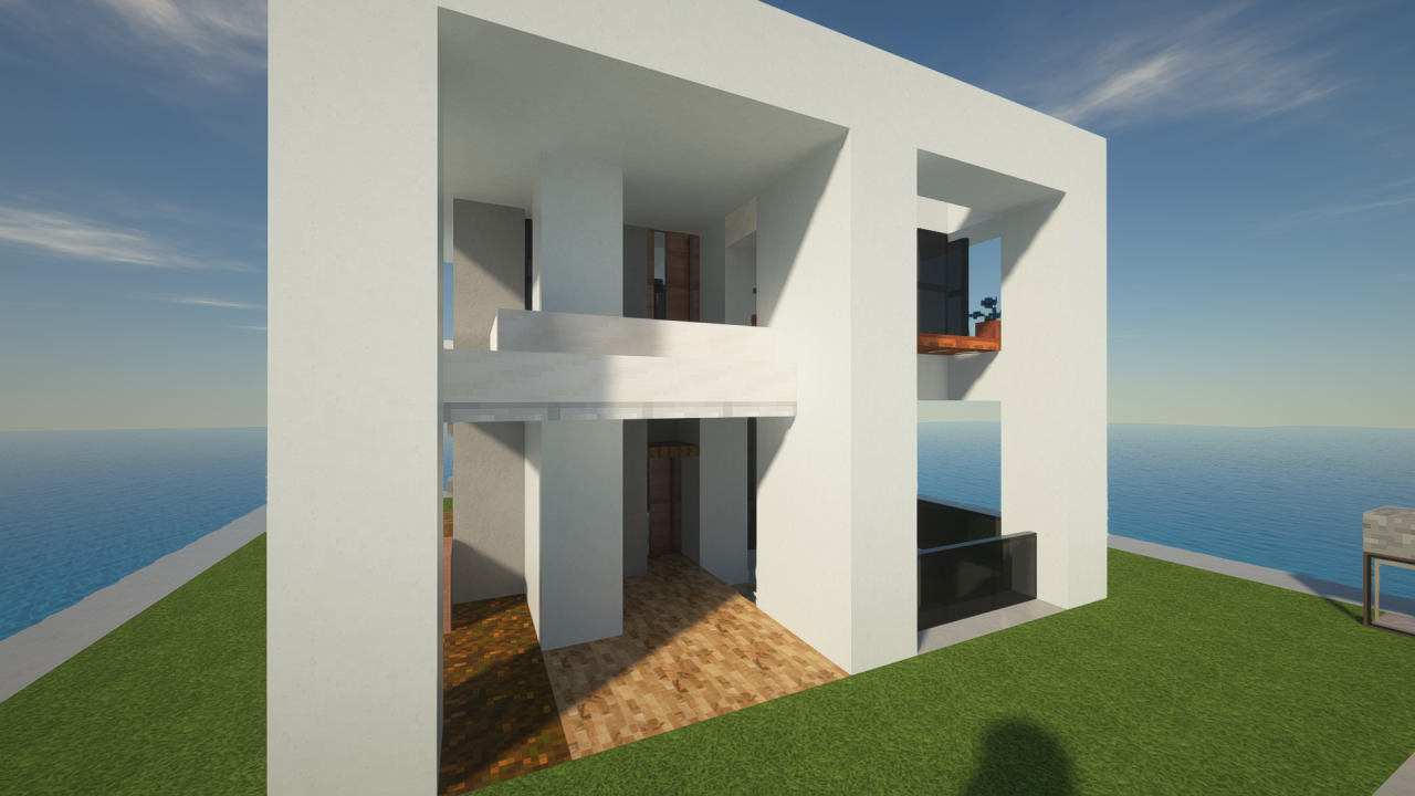 10x10 Contemporary house 4 Minecraft Map