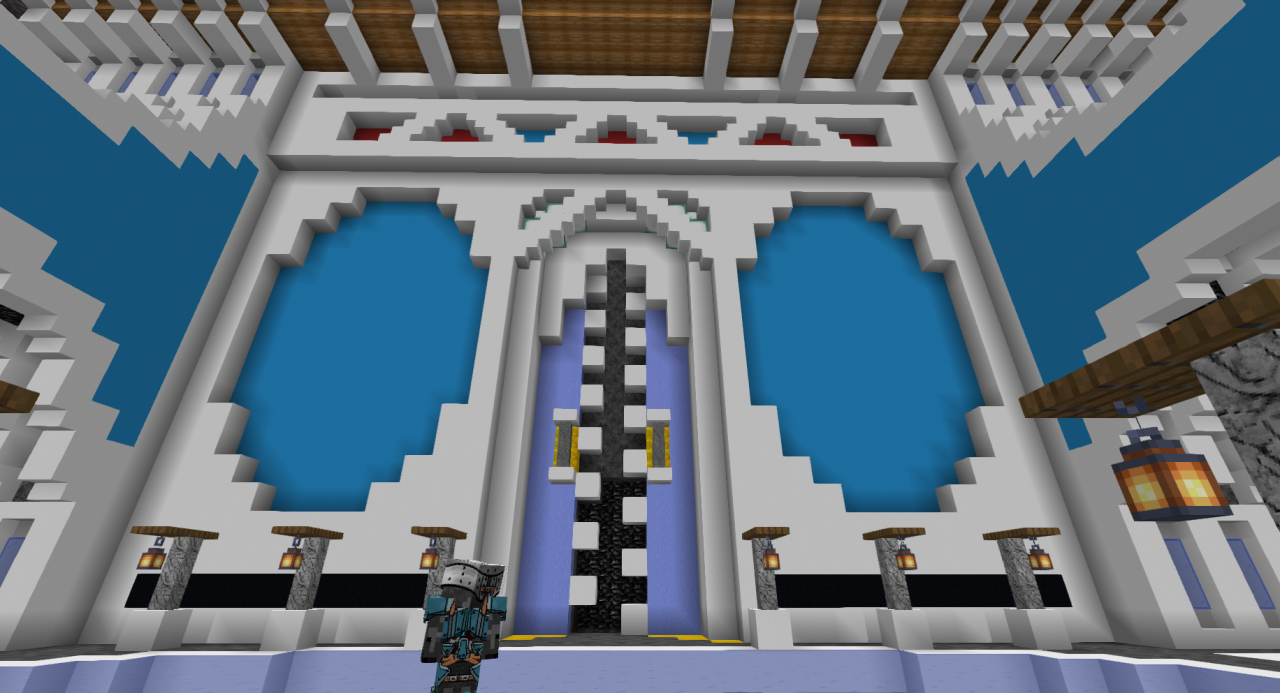 ( Mirrored Effect Floor ) Admin Underground Faction Base Minecraft Map