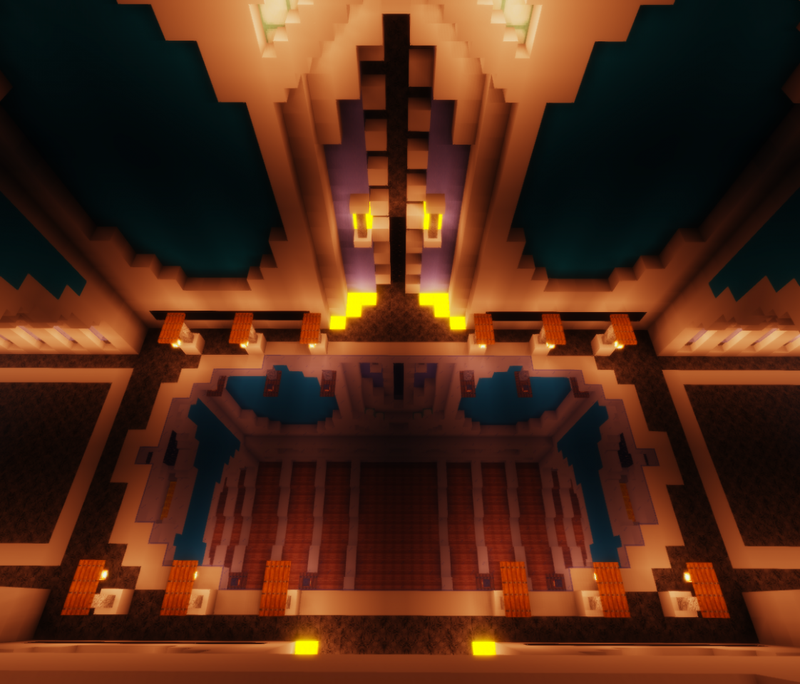 ( Mirrored Effect Floor ) Admin Underground Faction Base Minecraft Map
