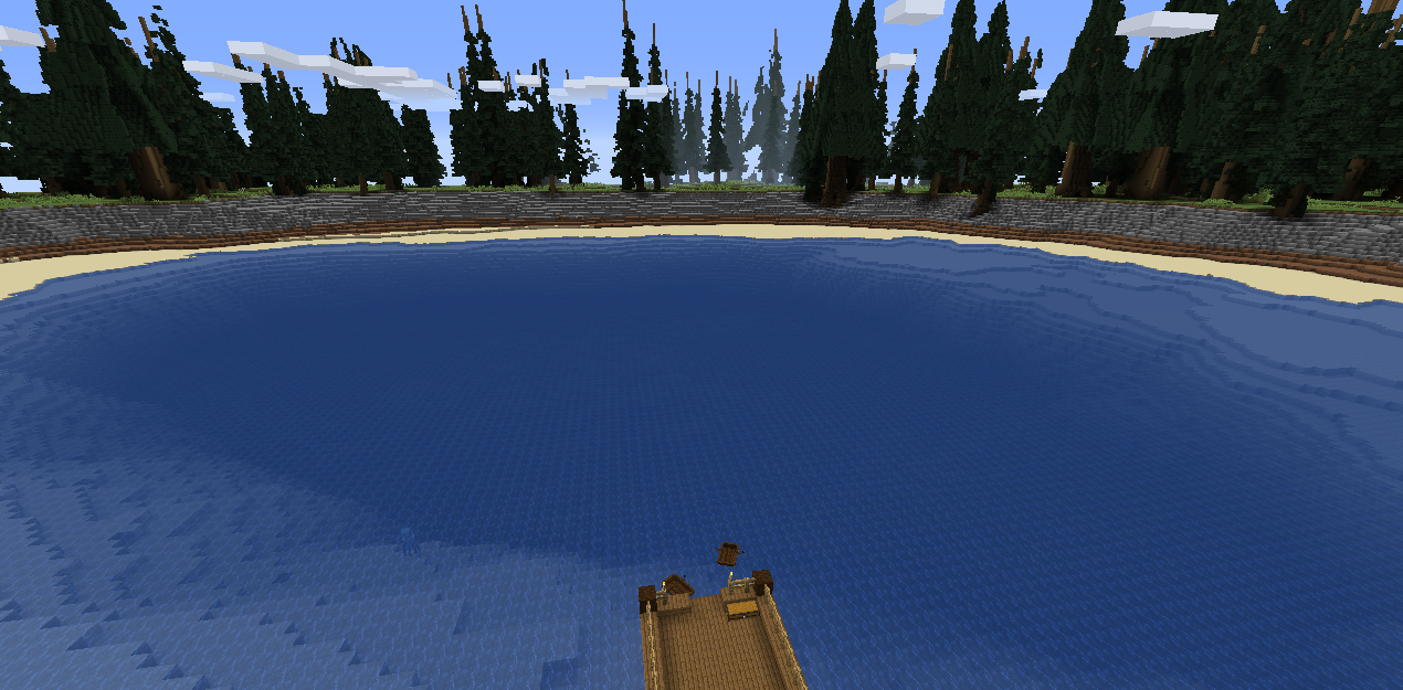 Camp Crystal cove lake with JAVA downlaod Minecraft Map