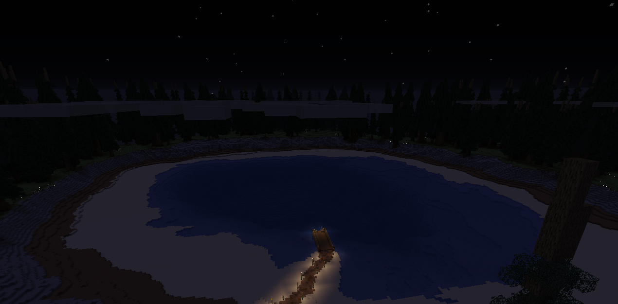Camp Crystal cove lake with JAVA downlaod Minecraft Map