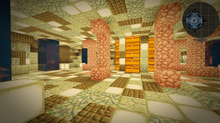 Flying Guardian Temple Minecraft Map