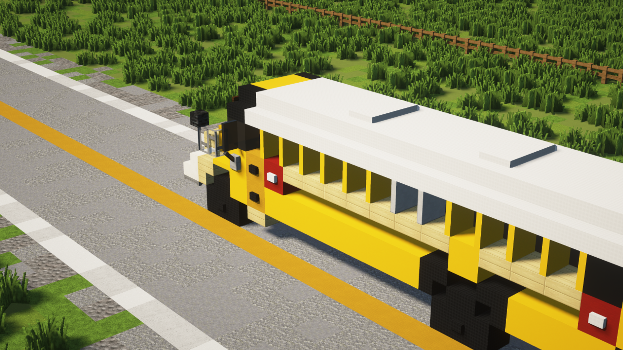 International 3300 School Bus Minecraft Map