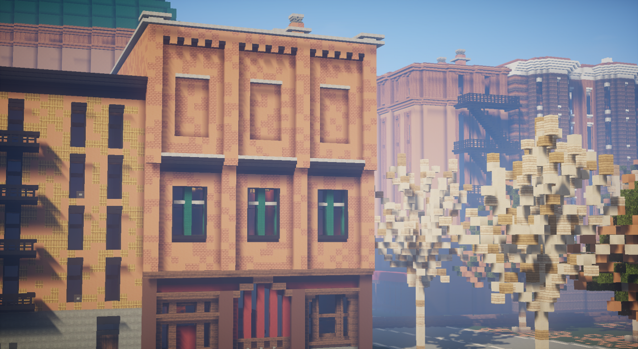 Fall Themed City Minecraft Map