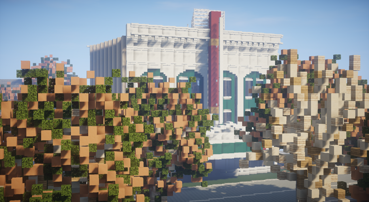 Fall Themed City Minecraft Map