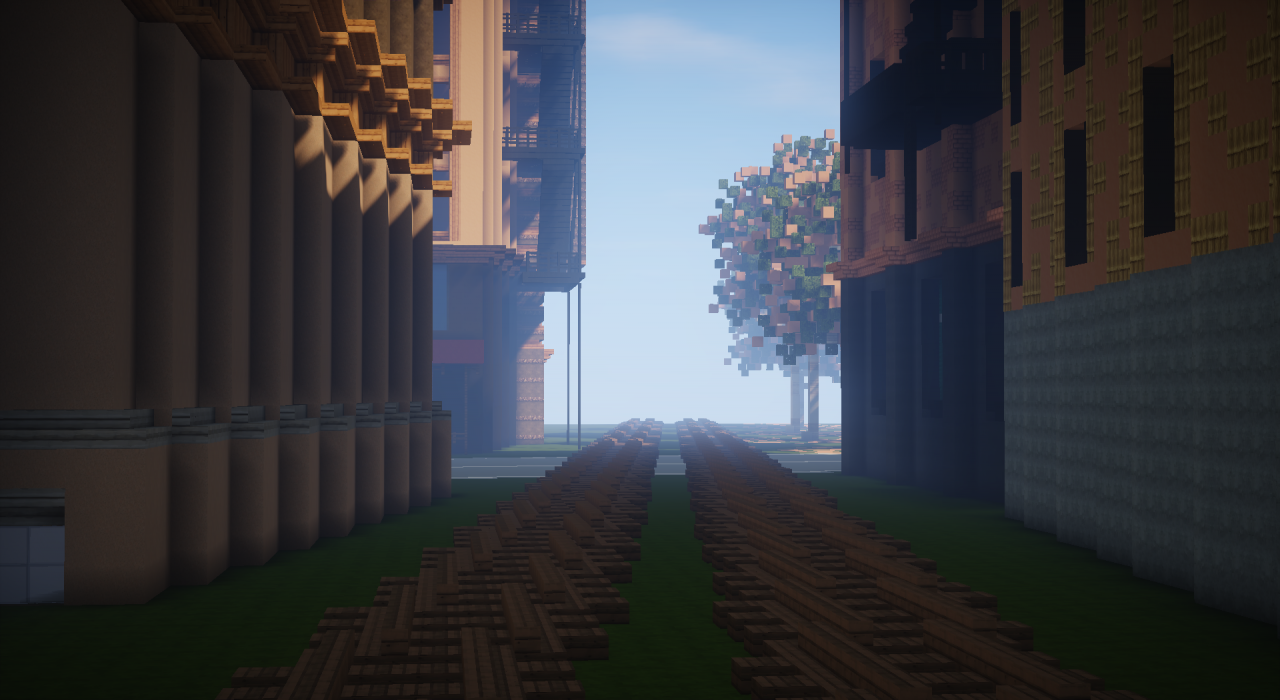 Fall Themed City Minecraft Map