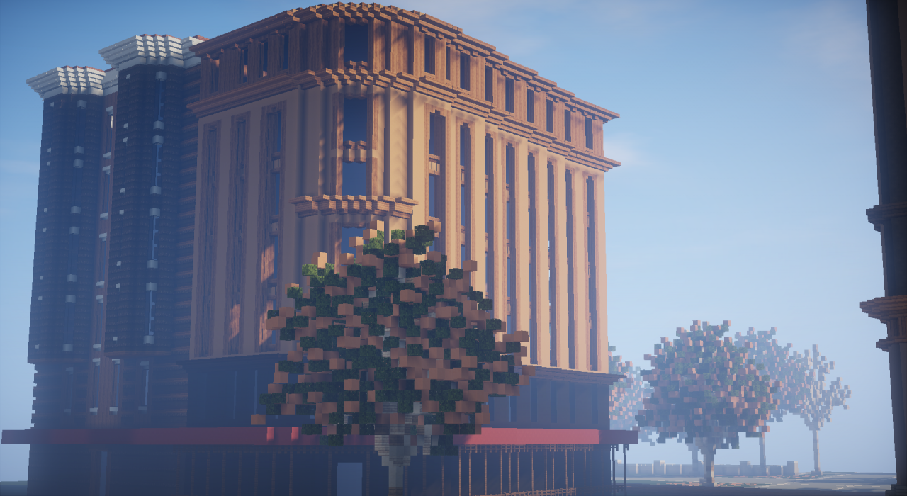 Fall Themed City Minecraft Map