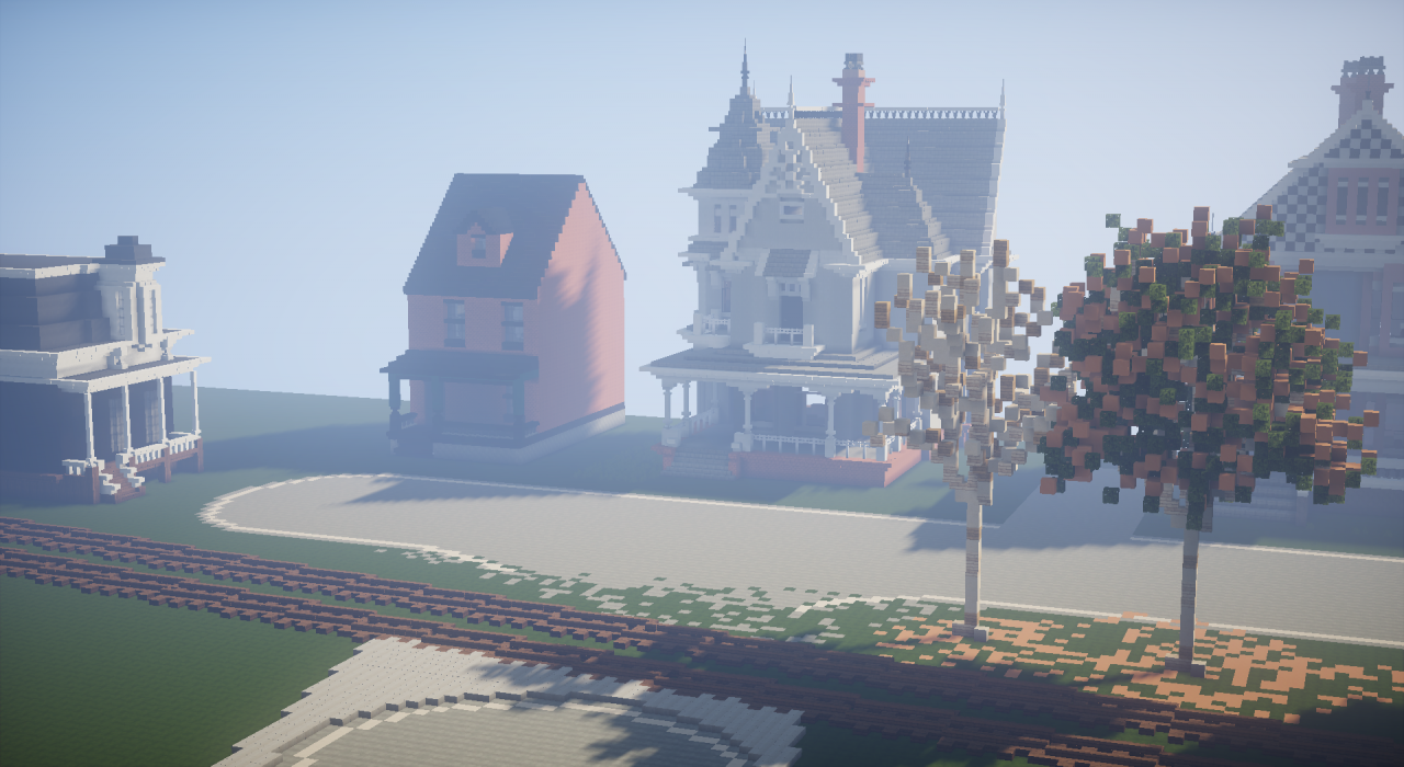 Fall Themed City Minecraft Map