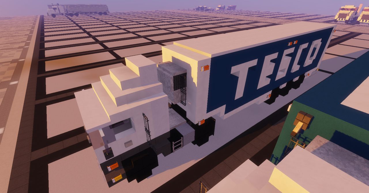 1.5:1 Scale Mercedes-Benz EUROPEAN Tesco Trucks Minecraft Map