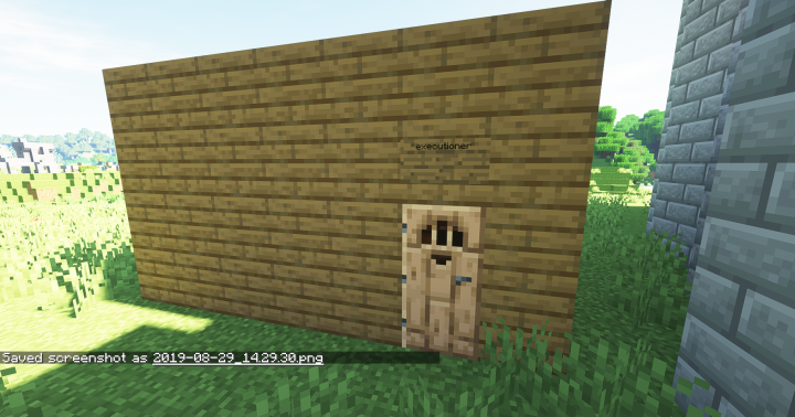 My first minecraft village. Minecraft Map