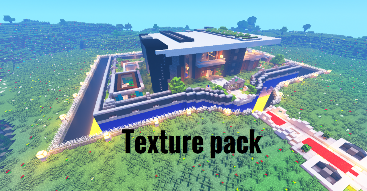 Texture pack for Super Safe modern mansion map Minecraft Texture Pack
