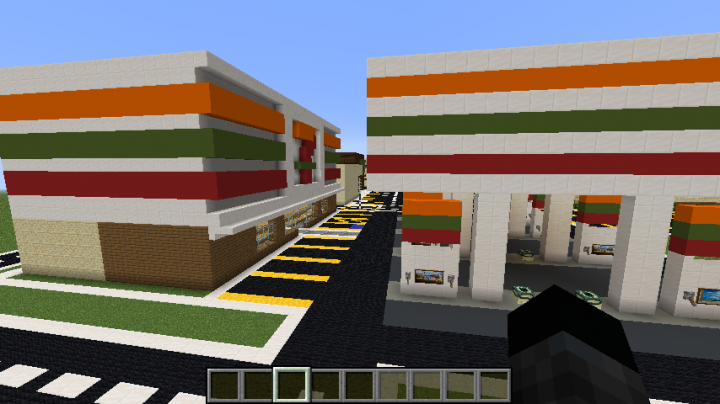 Part 1: Huge Buildings of 7 Eleven Gas Station, T.B, B.K, Walgreens, D ...