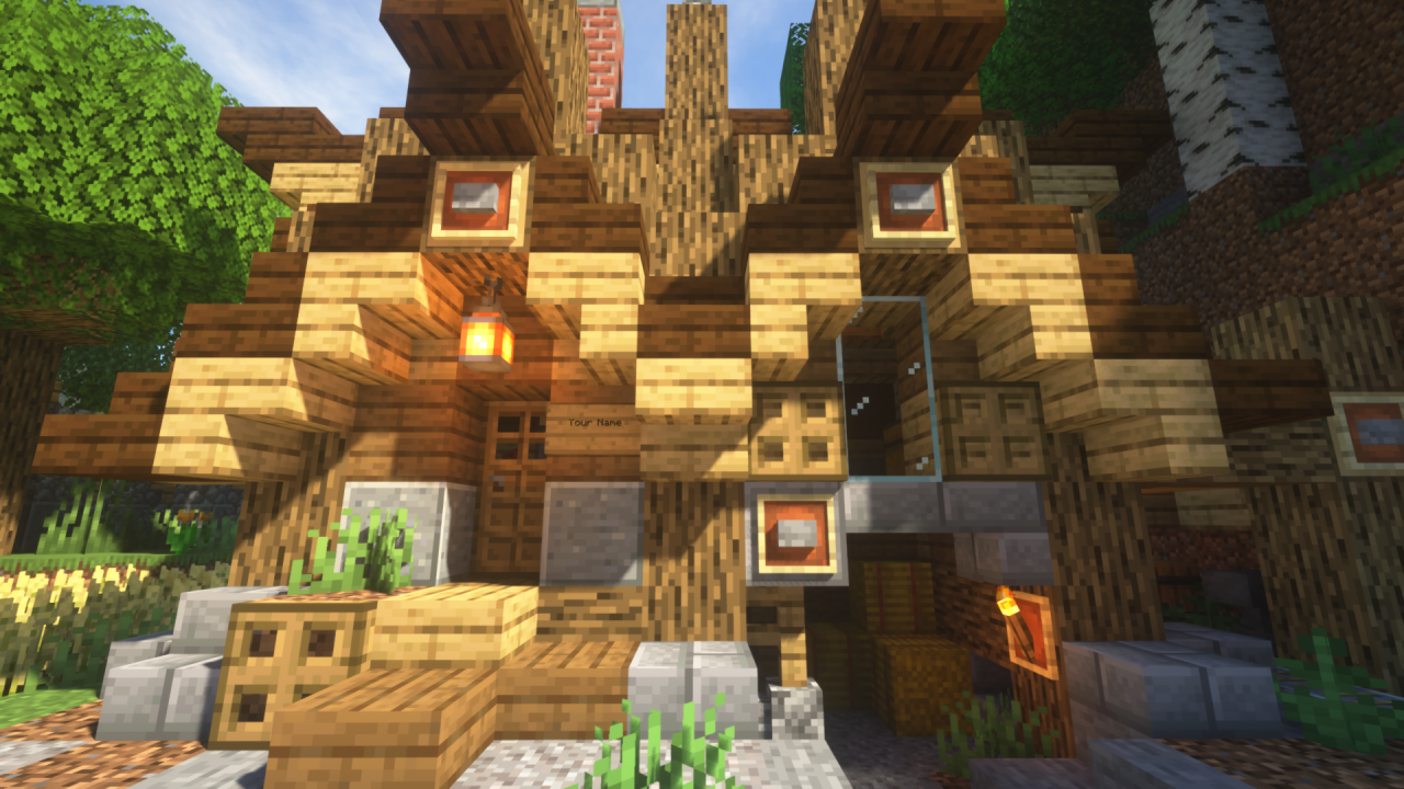 Little Mine + Pretty Little House Minecraft Map