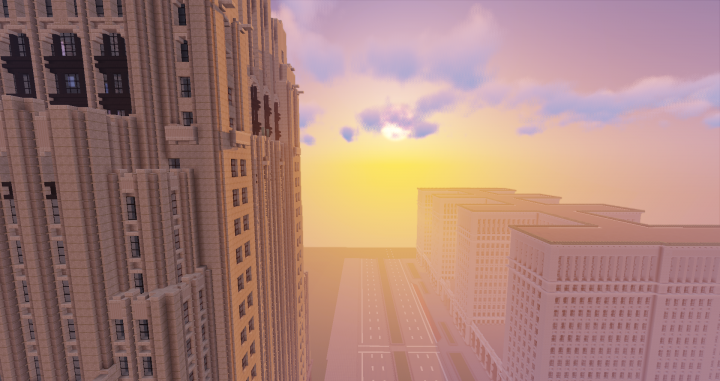 Fisher Building, Detroit Minecraft Map