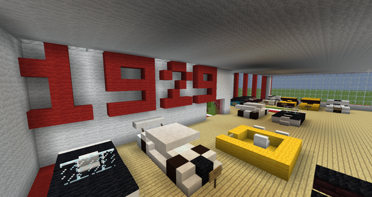 FERRARI dealership Minecraft Map