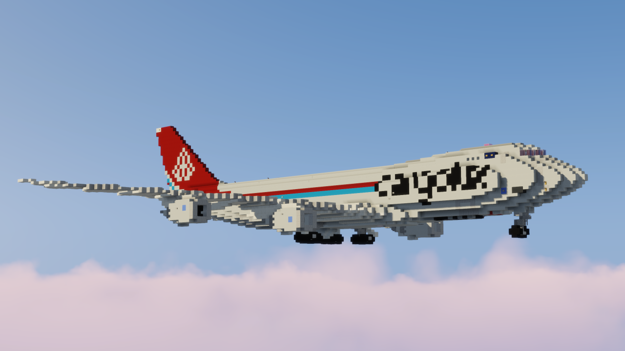 Boeing 747-8F | DOWNLOAD Minecraft Map