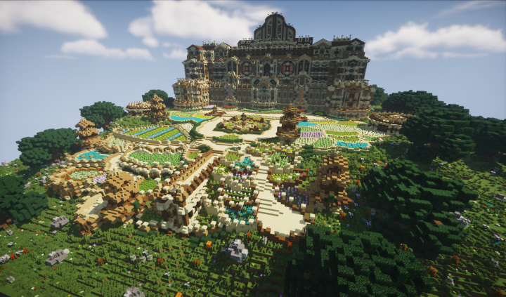 Old Wood Mansion Minecraft Map