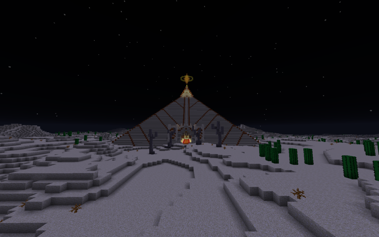 Epic evil pyramid Minecraft Map