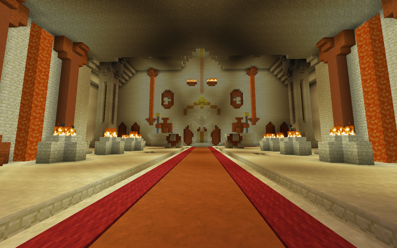 Epic evil pyramid Minecraft Map