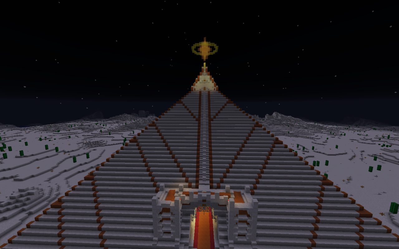 Epic evil pyramid Minecraft Map