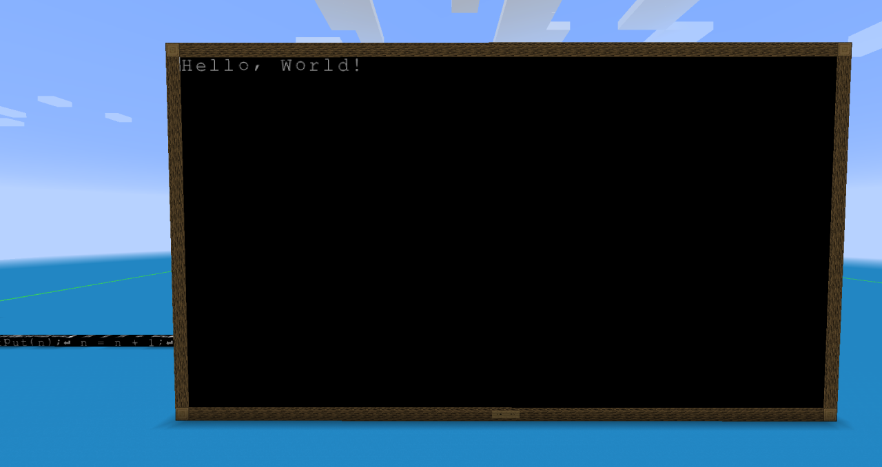 In-Game Compiler Minecraft Map
