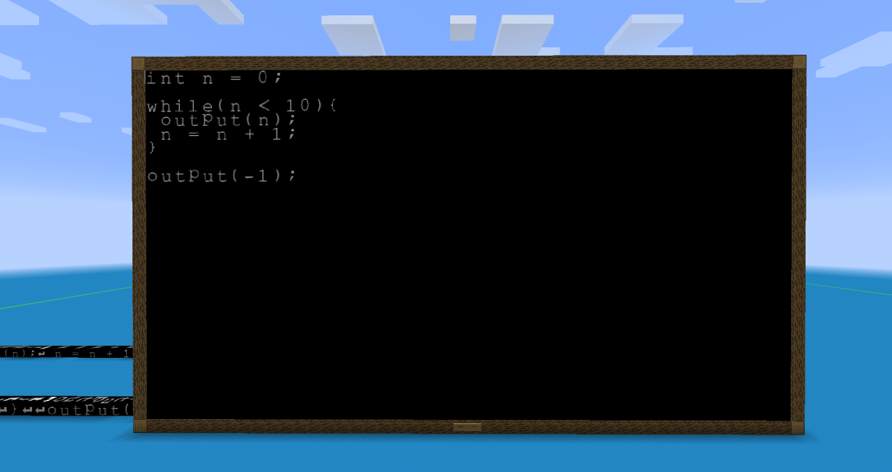 In-Game Compiler Minecraft Map