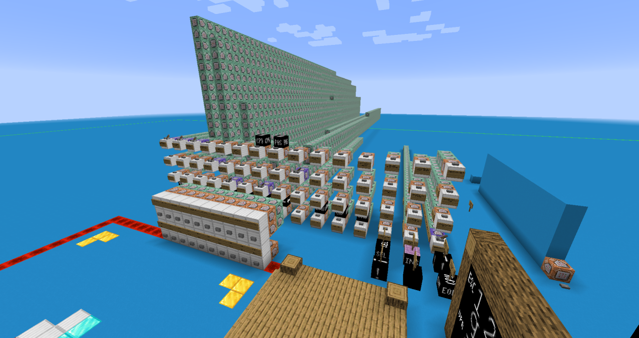 In-Game Compiler Minecraft Map