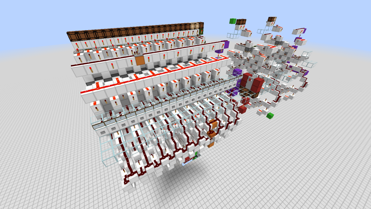 Electronic lock (small/redstone) Minecraft Map