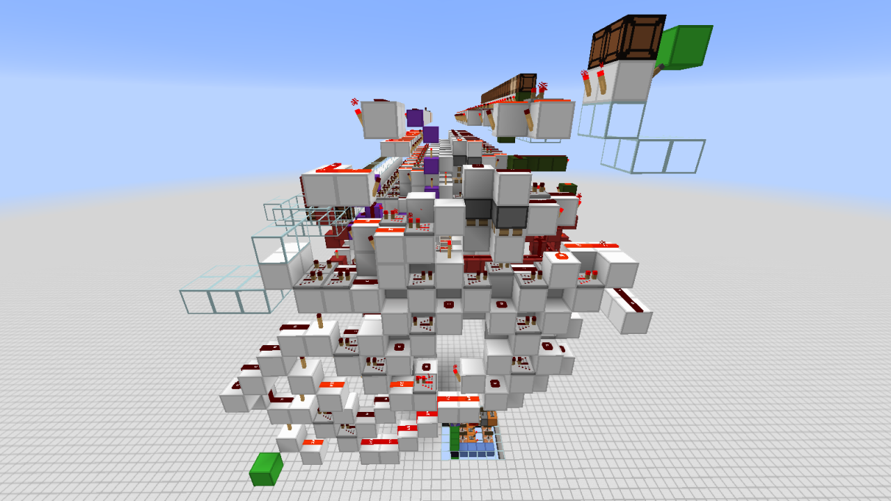 Electronic lock (small/redstone) Minecraft Map