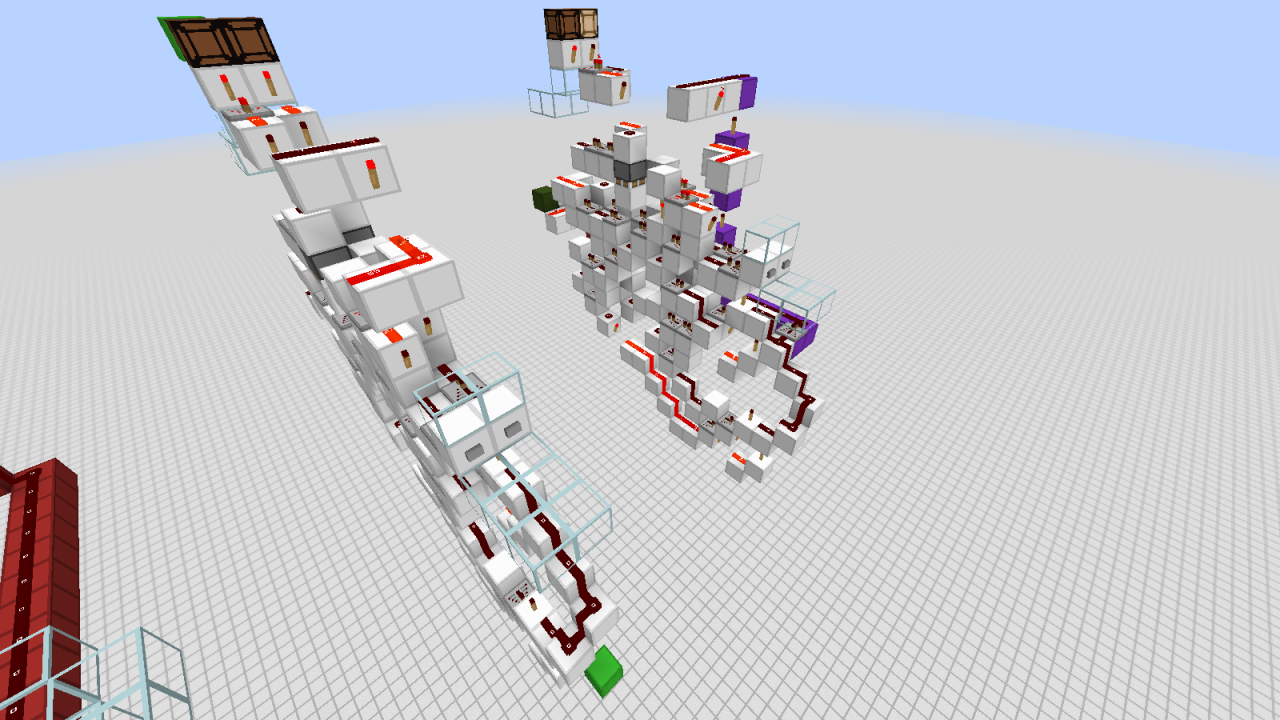 Electronic lock (small/redstone) Minecraft Map