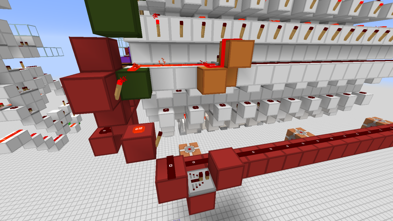 Electronic lock (small/redstone) Minecraft Map