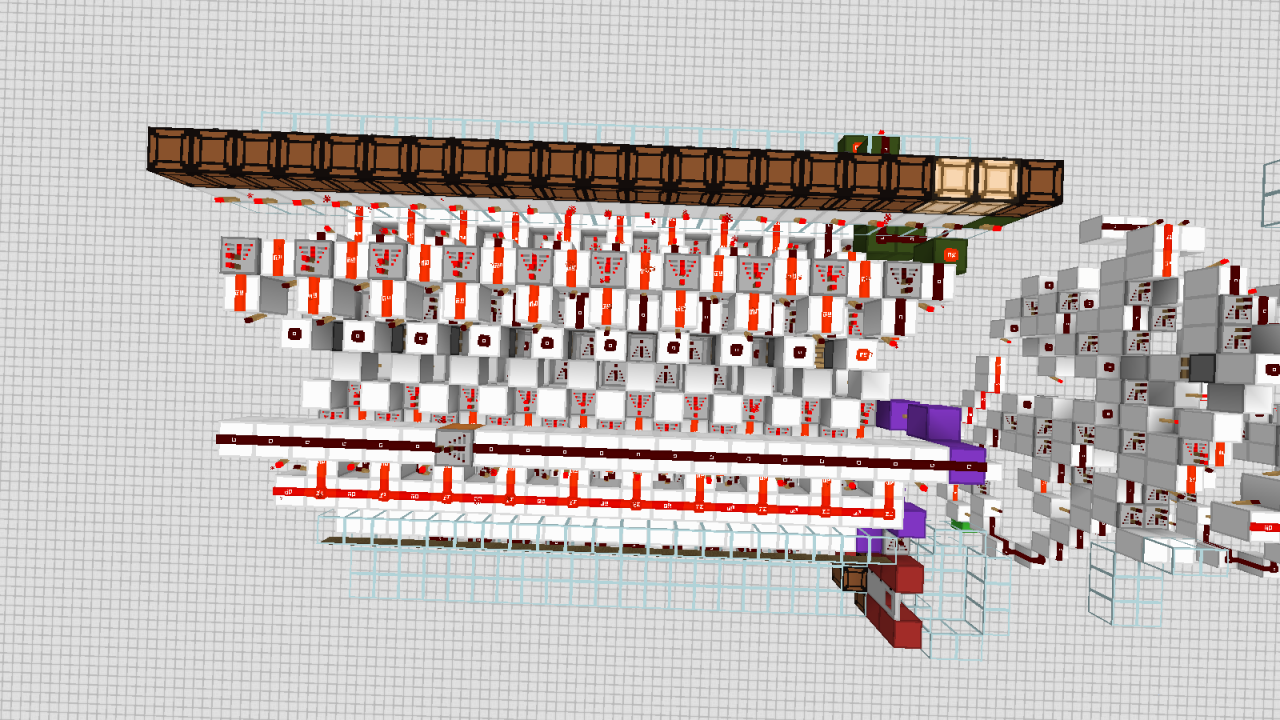 Electronic lock (small/redstone) Minecraft Map