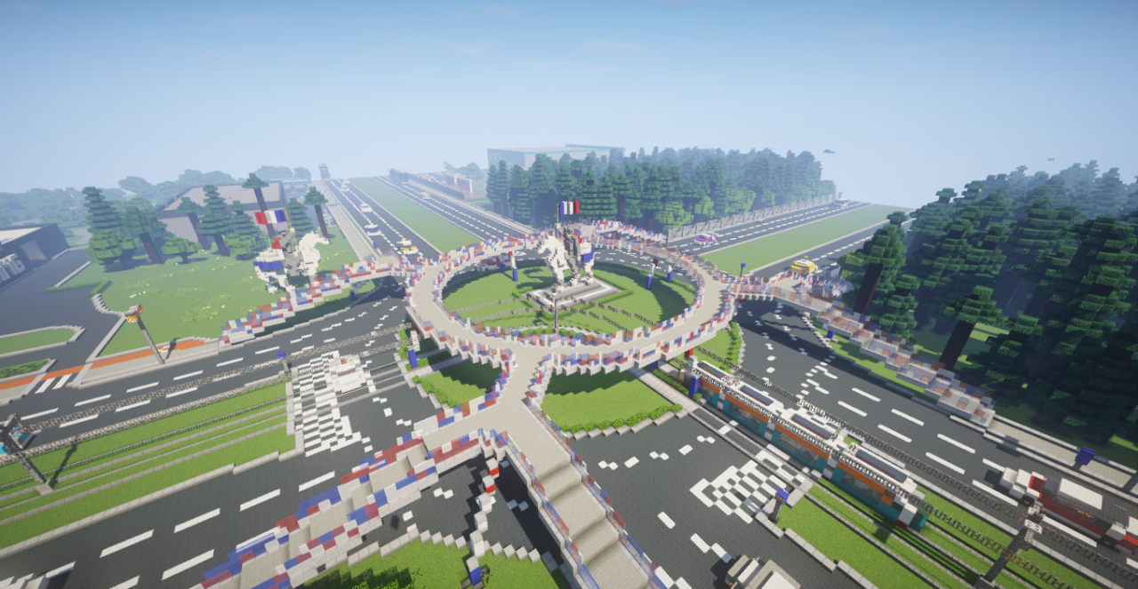 Napoléon Bonaparte Roundabout Minecraft Map