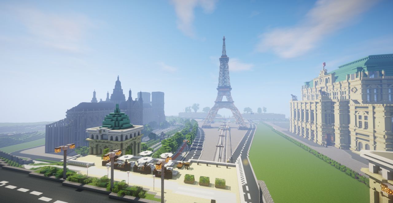 Sześcianowo City French District Minecraft Map