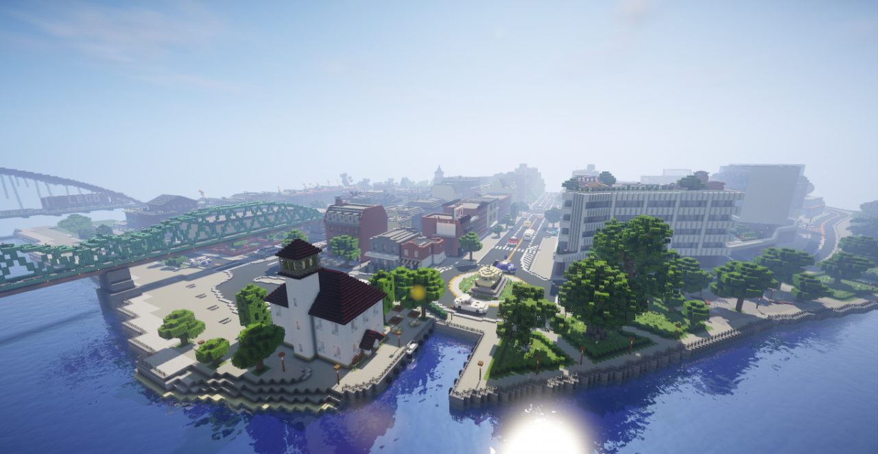 Sześcianowo City Brooklyn District Minecraft Map