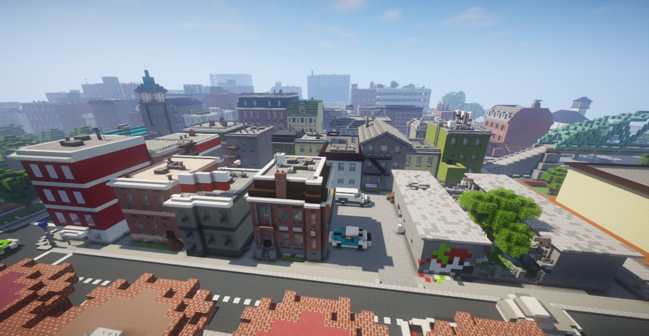 Sześcianowo City Brooklyn District Minecraft Map