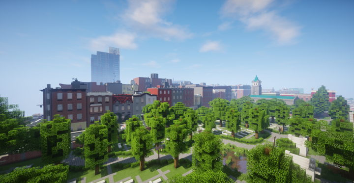 Sześcianowo City Brooklyn District Minecraft Map