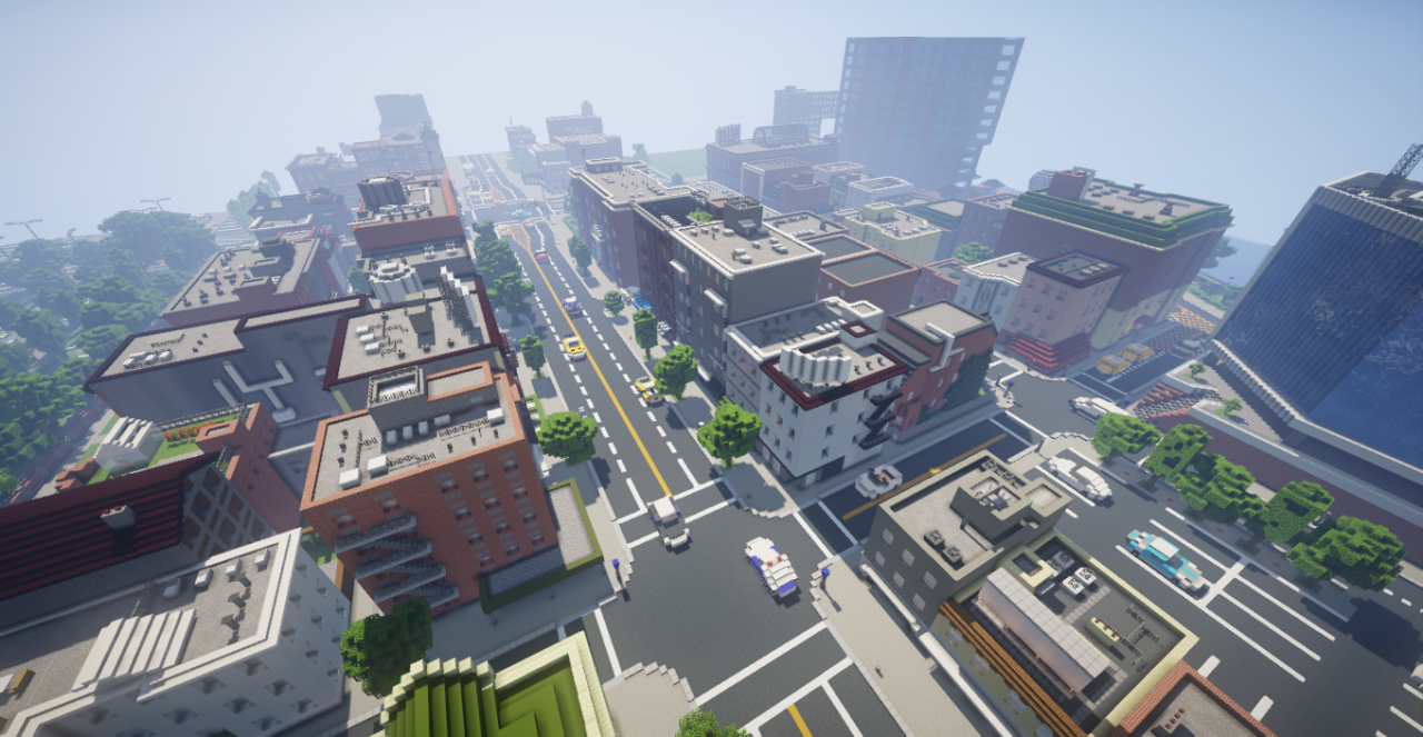 Sześcianowo City Brooklyn District Minecraft Map